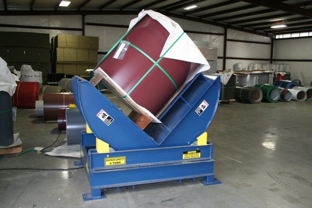 Coil Upender - Metal Rollforming Coil Rotator - MRS
