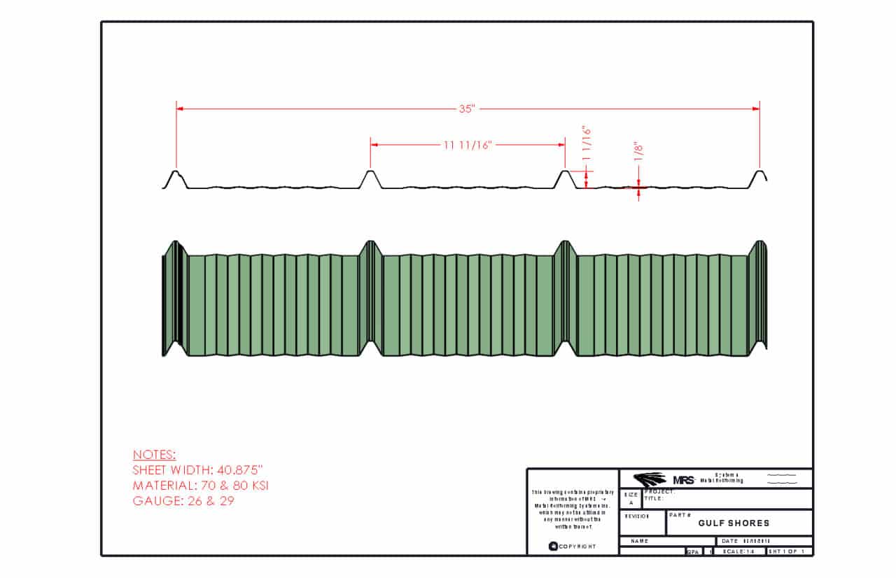 Custom Panels - MRS Metal Rollforming Systems