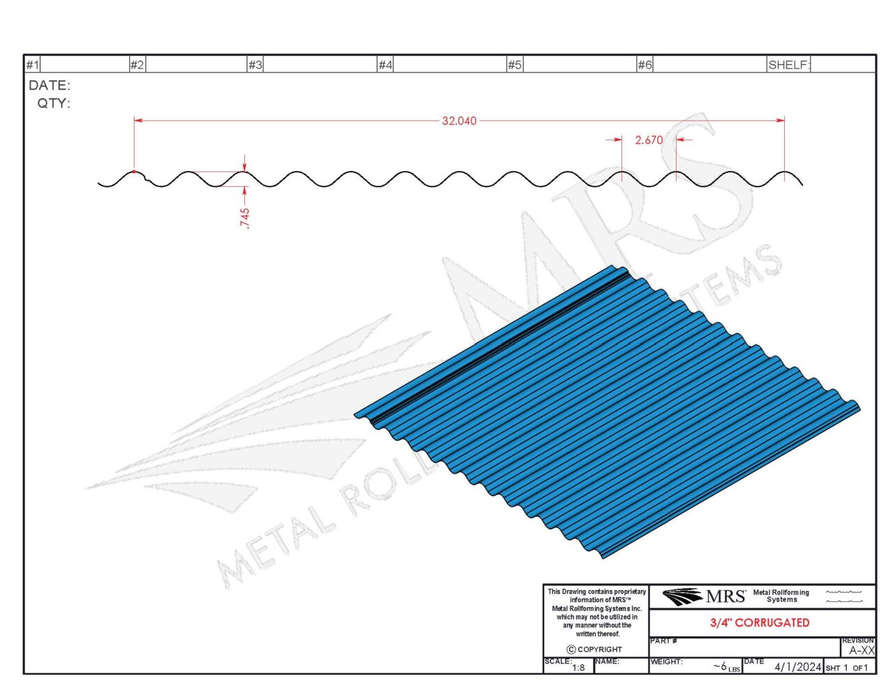 Custom Panel Profiles - MRS Metal Rollforming Systems