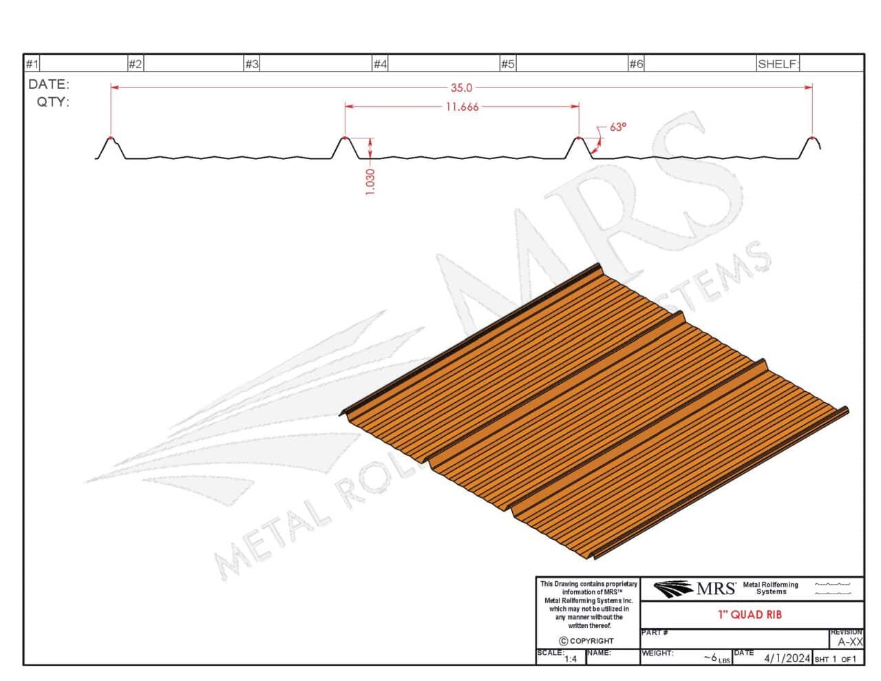 Custom Panel Profiles - MRS Metal Rollforming Systems