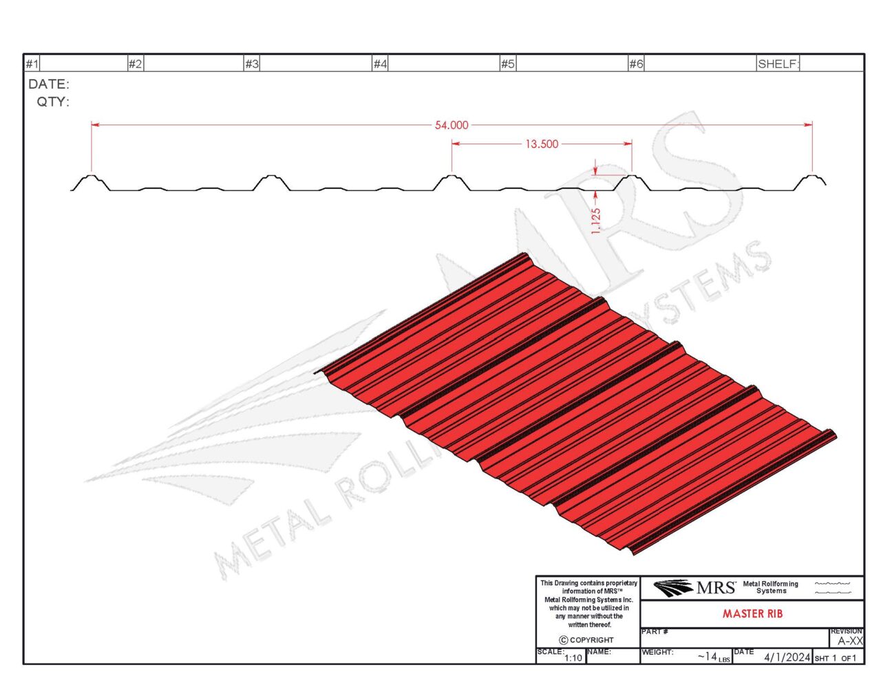 Custom Panel Profiles - MRS Metal Rollforming Systems